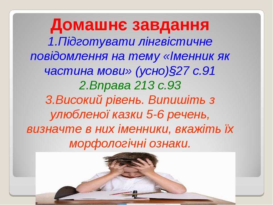 Презентація до уроку Іменник як частина мови 6 клас Презентація