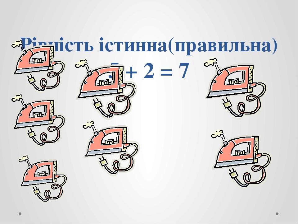 НУШ Презентація Математика 1 клас Рівність і нерівність