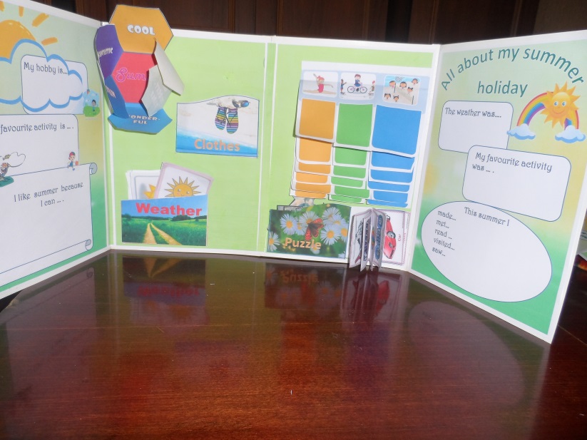 Лепбук "Літні канікули". Lapbook "Summer holiday" | Інтерактивні ...