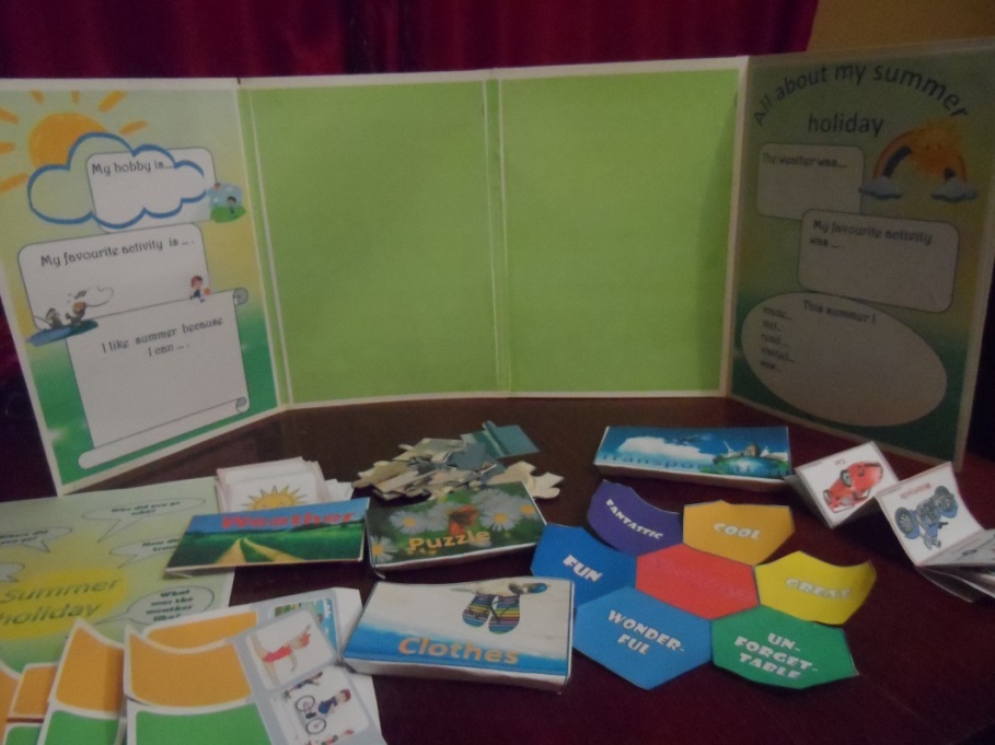 Лепбук "Літні канікули". Lapbook "Summer holiday" | Інтерактивні ...