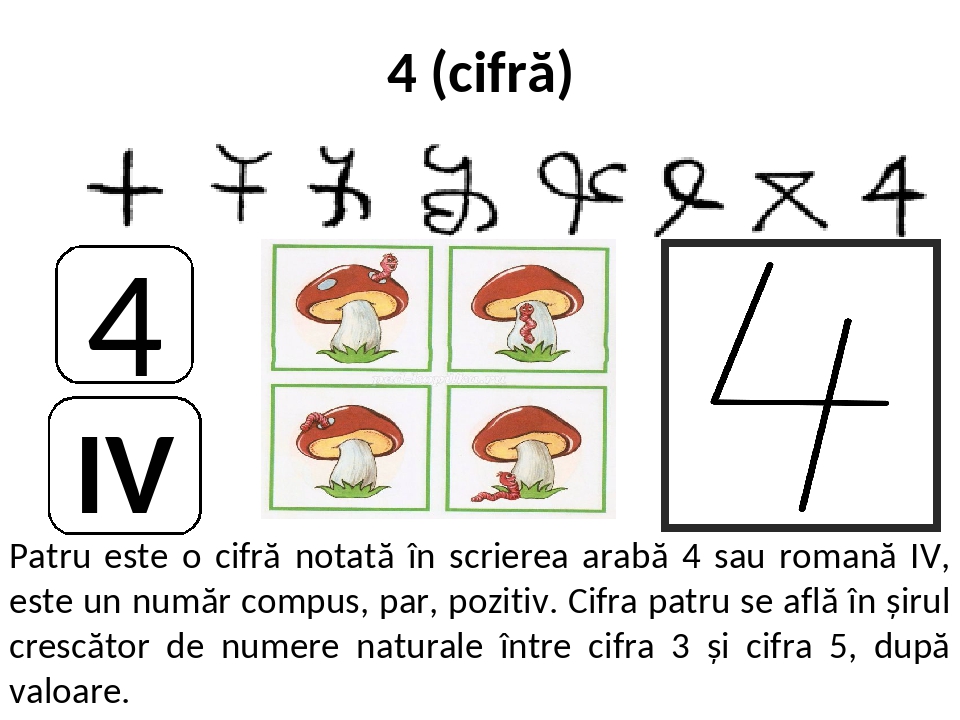 «Misterul cifrei magice. Cifra 4»