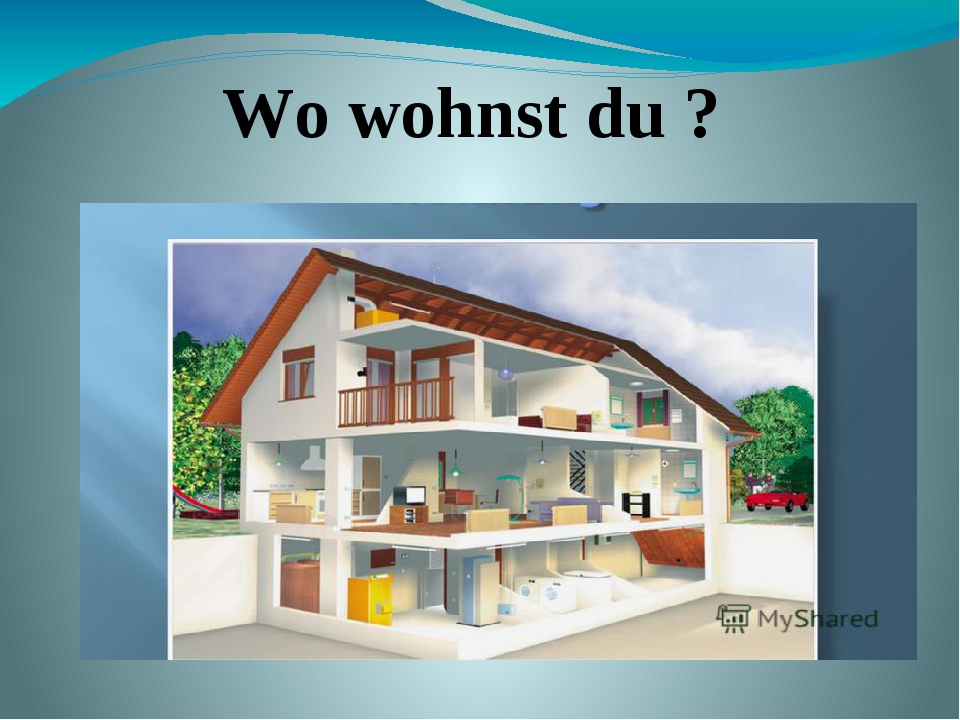 Презентація до уроку " Wo wohnen wir?"