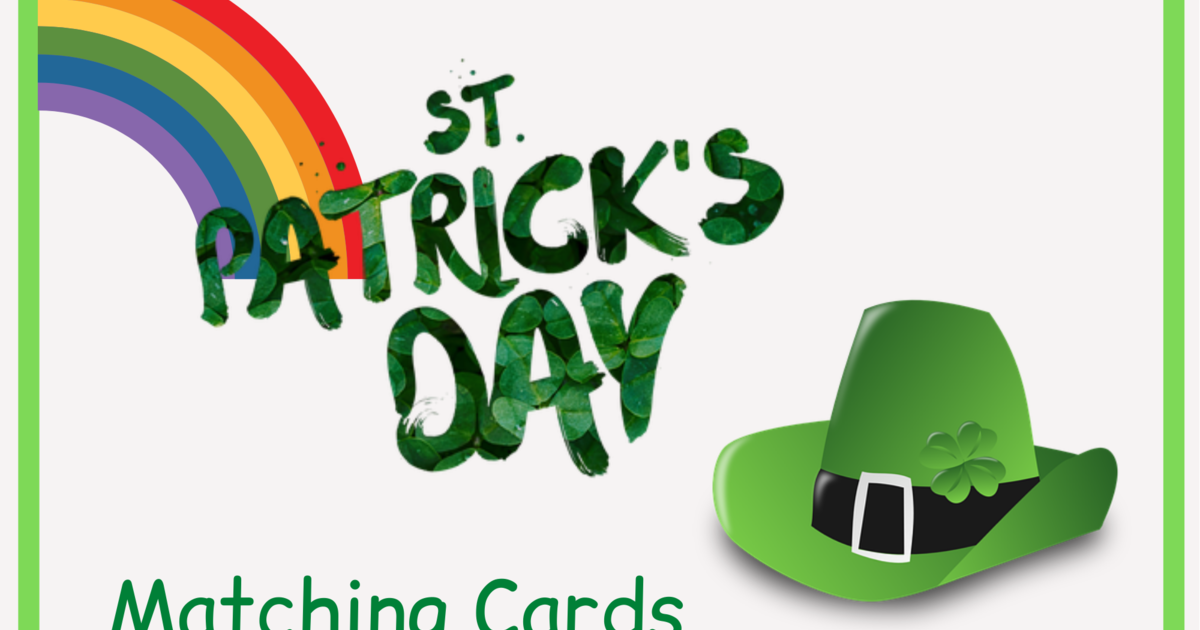 Картки “St.Patrick’s Day Matching Cards” | Інтерактивні матеріали ...