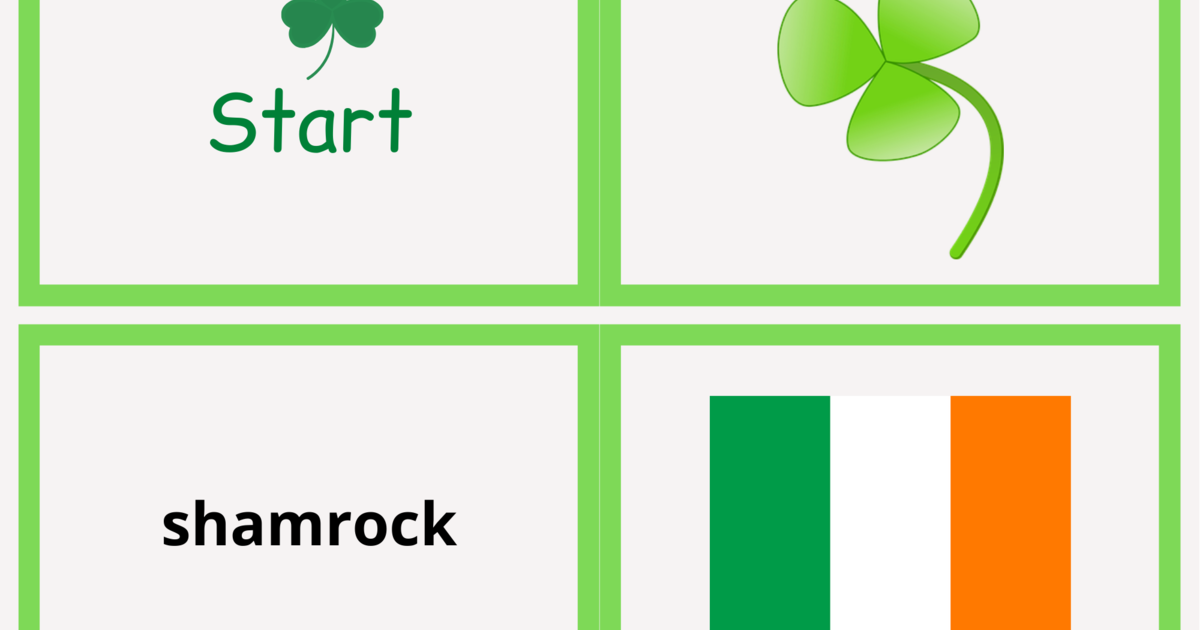 Гра “St.Patrick’s Day Domino Game” | Інтерактивні матеріали. Англійська ...