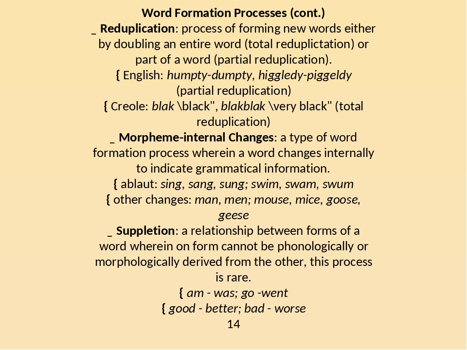 Теоретична граматика англійської мови. Презентація на тему "Morphology ...