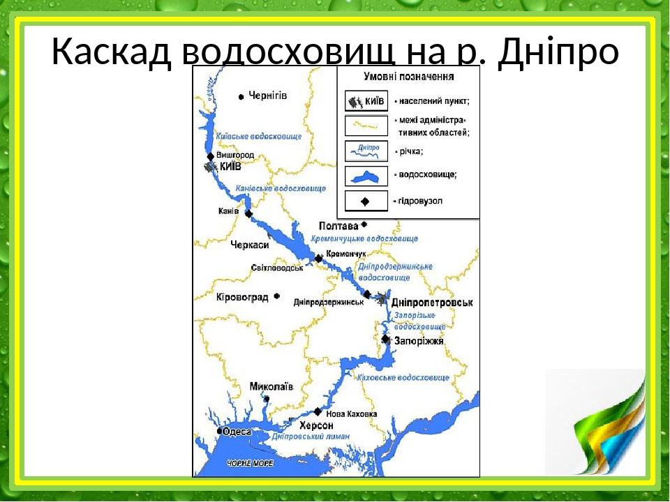 Презентація до уроку географії у 8 класі Річка Дніпро Презентація