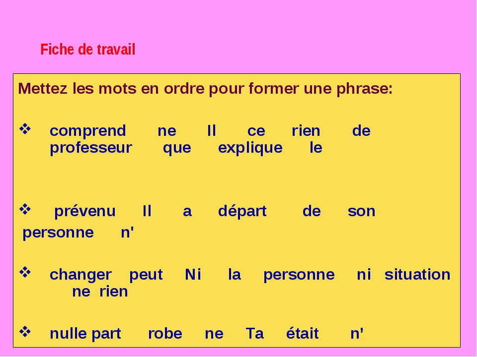 Презентація на тему:"Заперечна форма"