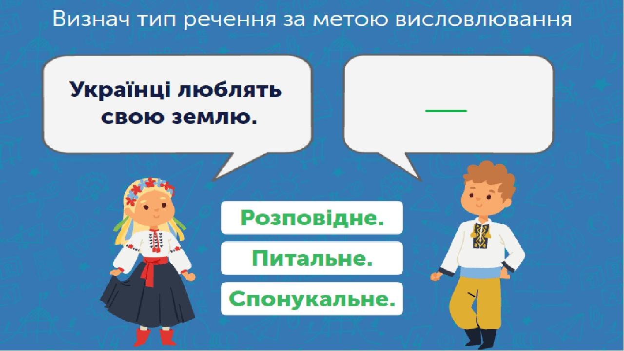 Презентація уроку з теми Закріплення знань про розповідні питальні та