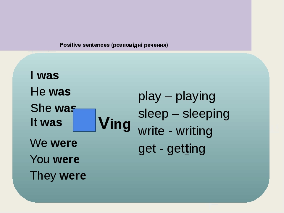 Презентація з англійської мови на тему "Past Continuous"