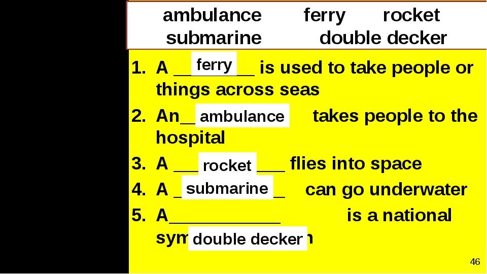 Презентація до теми "Transport. Pronouns" | Презентація. Англійська мова